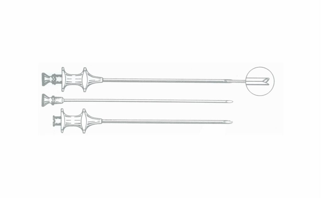 JC 3471-Silverman, Standard (3 Piece) Needle With Split Cannula - ISCON